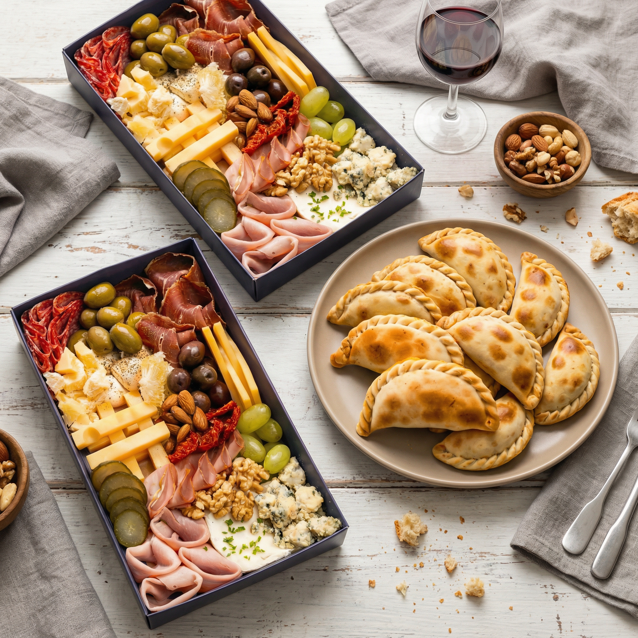 2 Picadas Catering Chicas + 10 Empanadas – Vitto