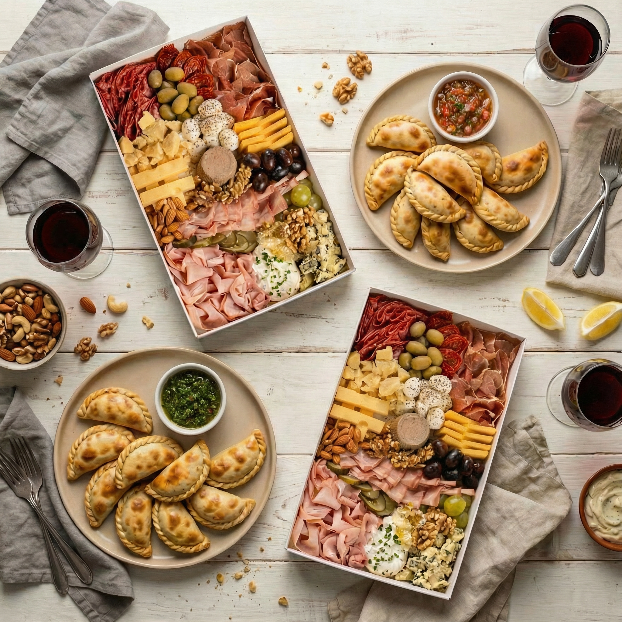 2 Picadas Catering Grandes + 20 Empanadas – Vitto
